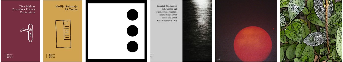 30. August 2024 – rsc_32 / new releases: Mit Yannick Mosimann, Tine ...